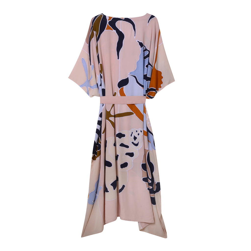 Mara Batik Kaftan Cream – LISA KING